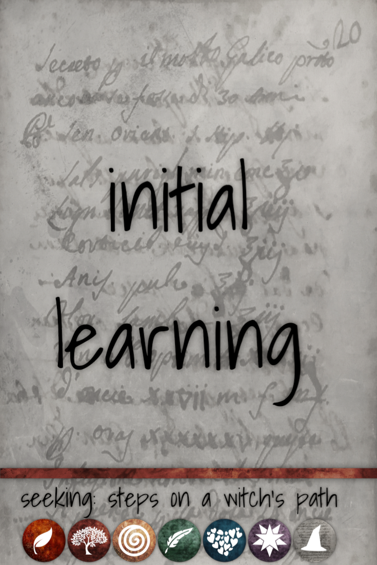 Initial learning – Seeking