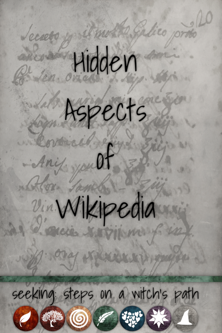 Hidden aspects of Wikipedia – Seeking